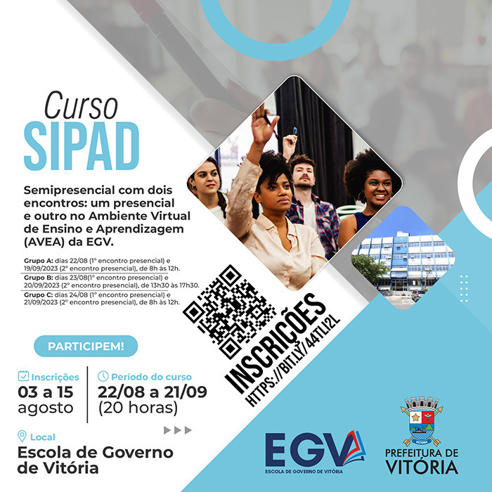 Escola de Governo abre inscrições para curso sobre o Sipad – Prefeitura ...